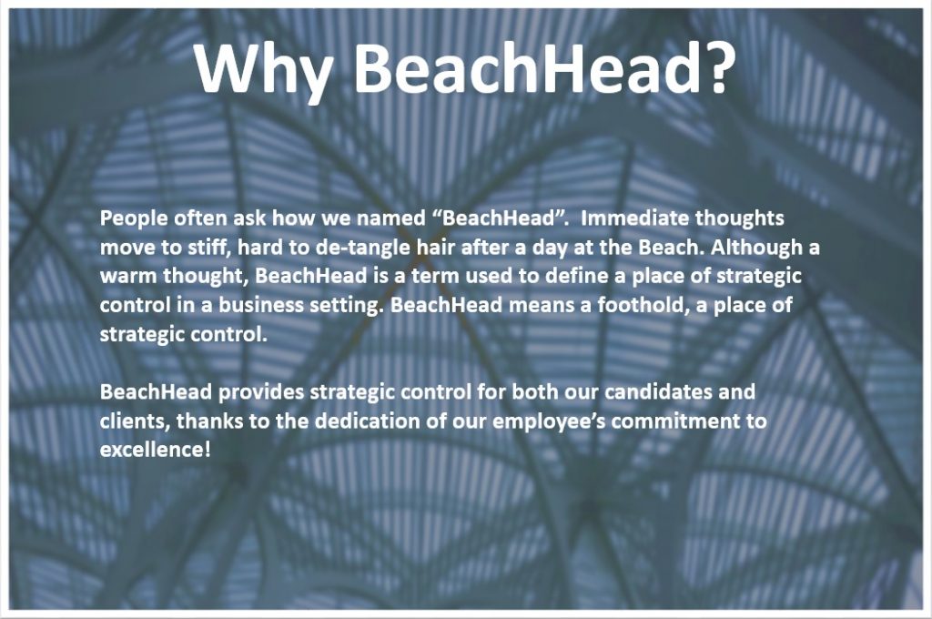 Why BeachHead?! - BeachHead